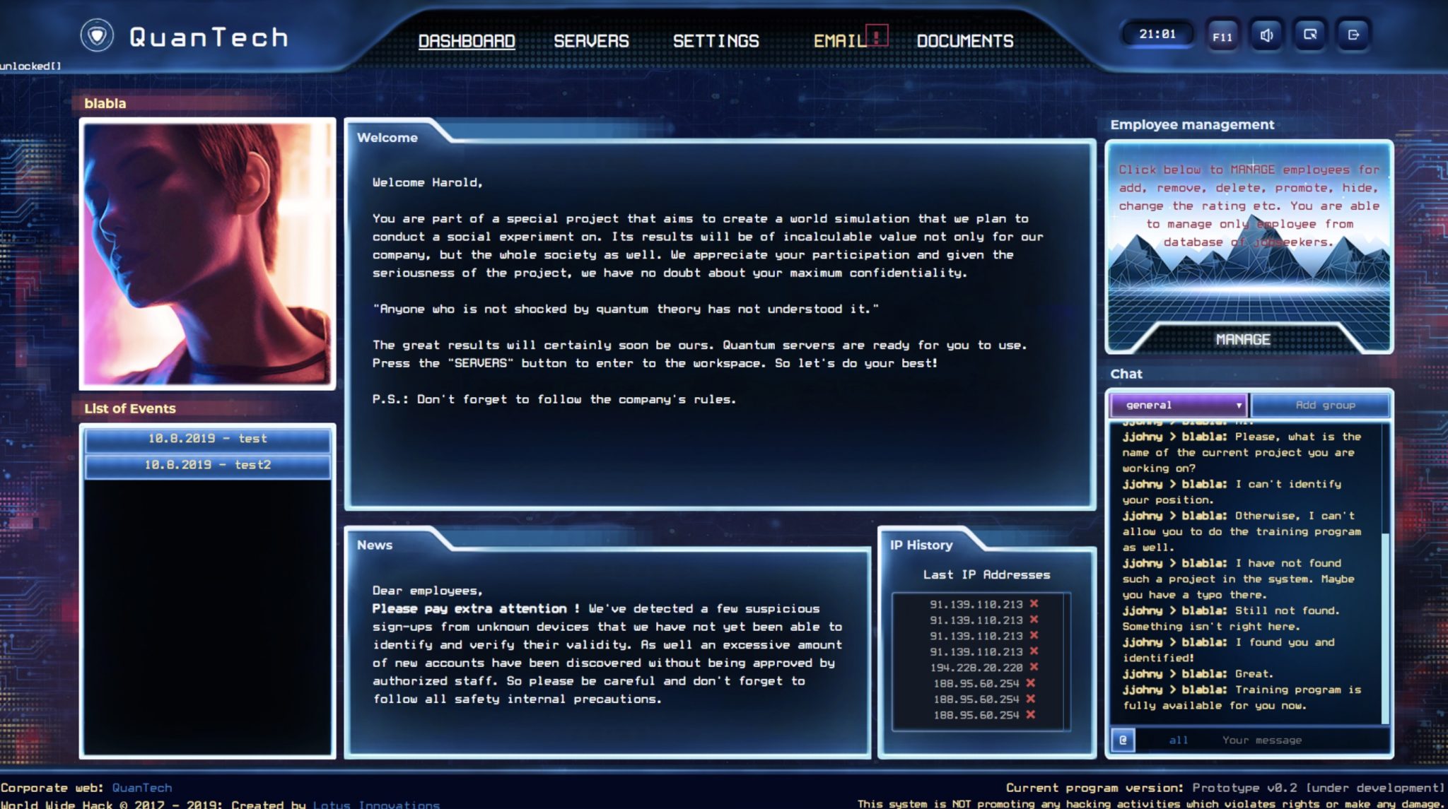 World Wide Hack | Visiongame